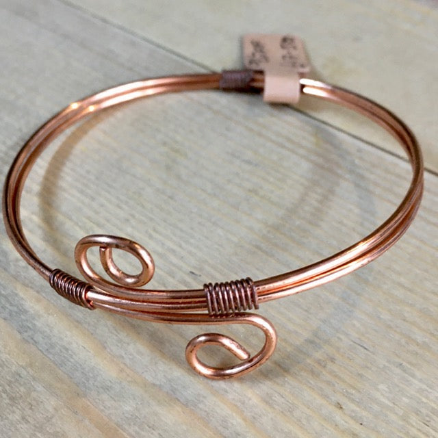 Copper Coil Cuff By Maria Silmon The Conscious Jeweller – The ...